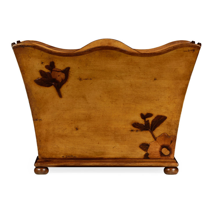 Jonathan Charles Fine Furniture Dunes Wood Free Standing Magazine Rack ...