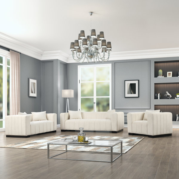 Velvet Living Room Sets & Sofas You'll Love | Wayfair