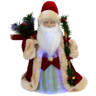 Northlight Seasonal Lighted Color-Changing Fiber Optic Santa Claus ...