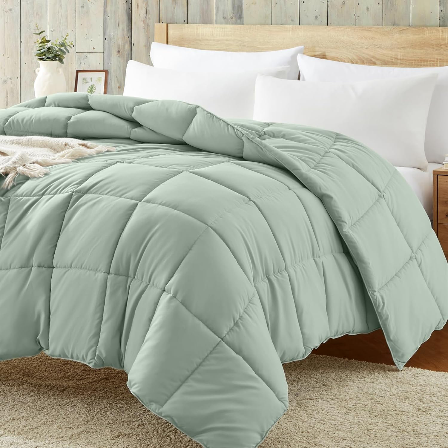 Alwyn Home Down bedding, all season down comforter inserted into ...