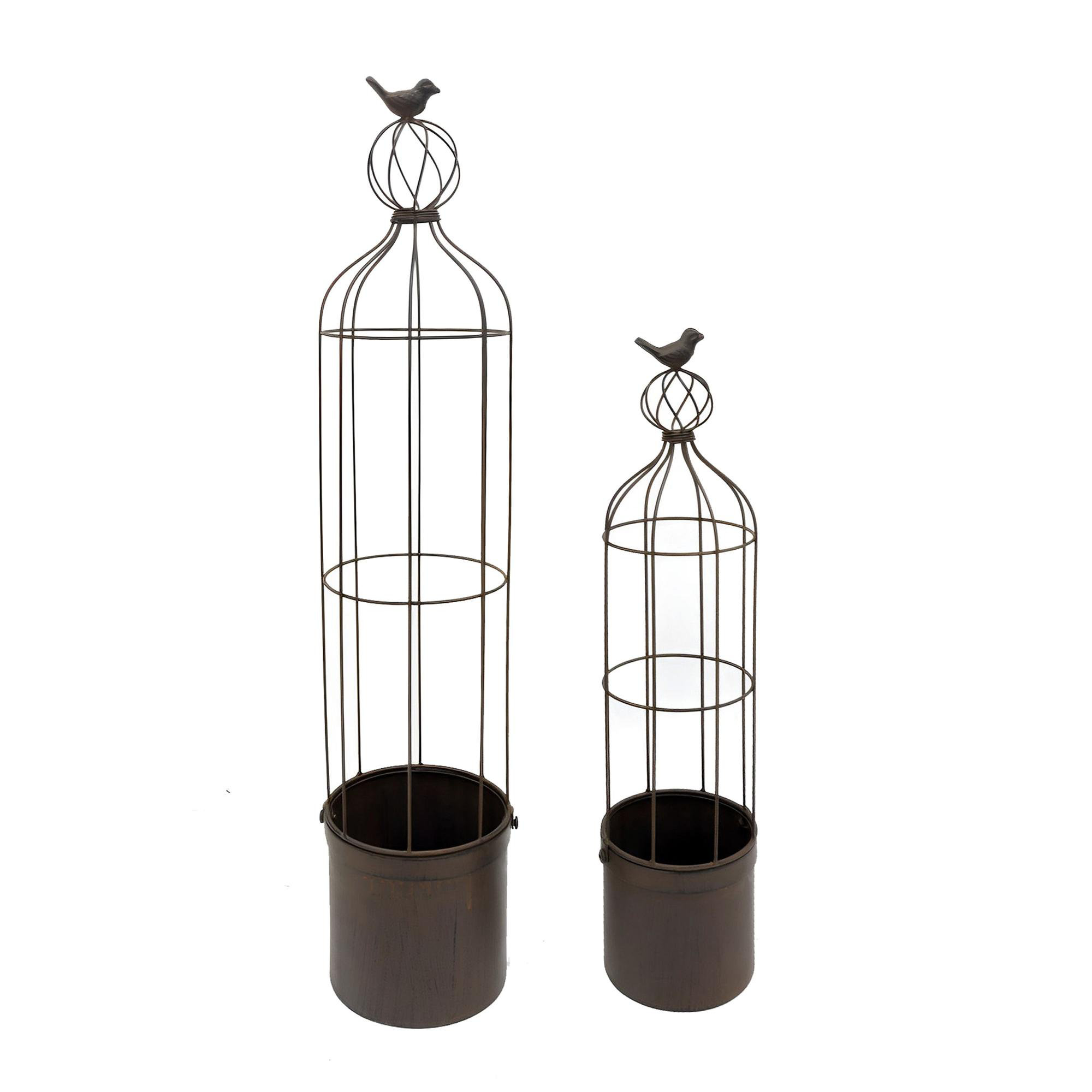 Lark Manor Thad Metal Pot Planter - Wayfair Canada