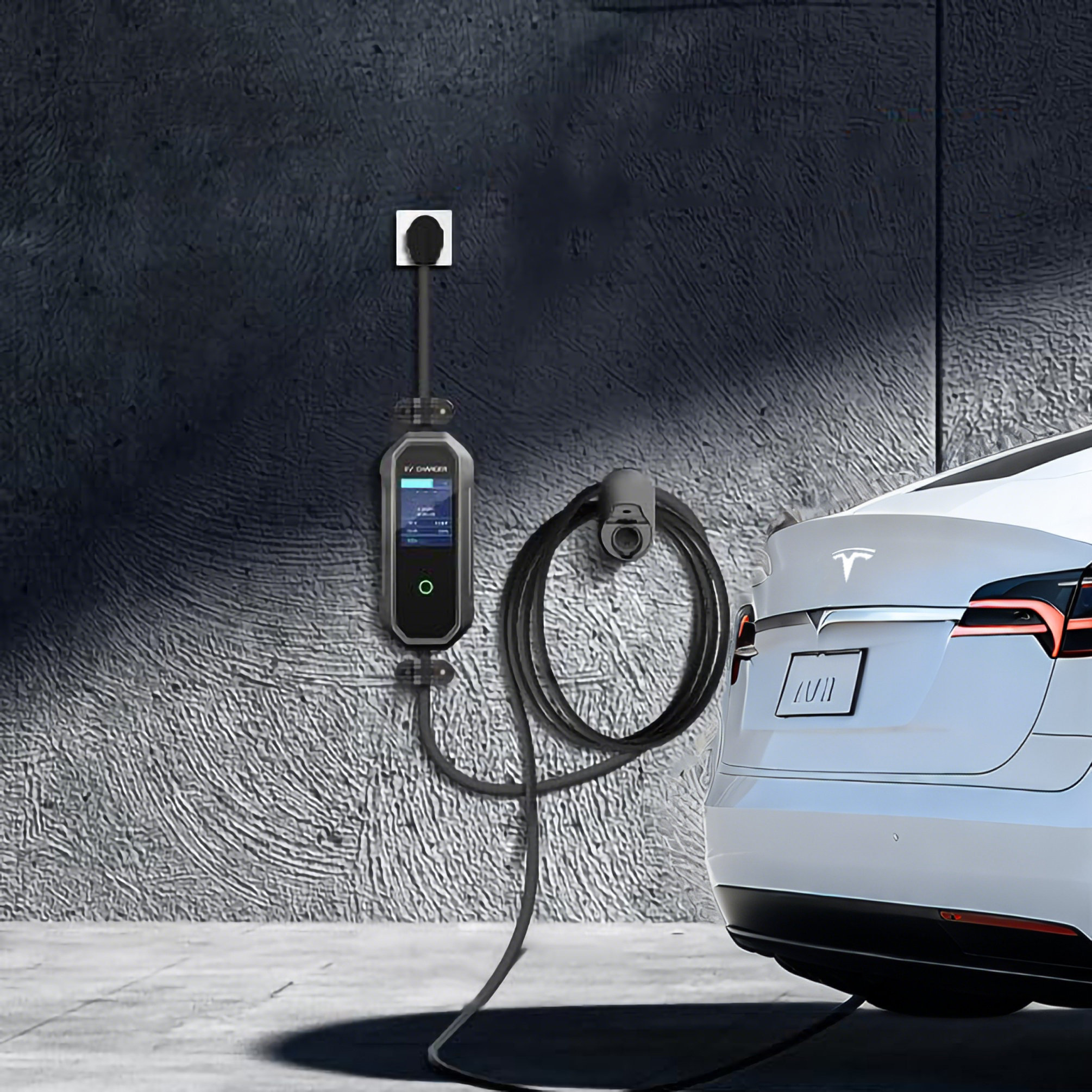 Fixturedisplays® Tesla Mobile Charger Level 1+2 ,32Amp Wall Charger ...