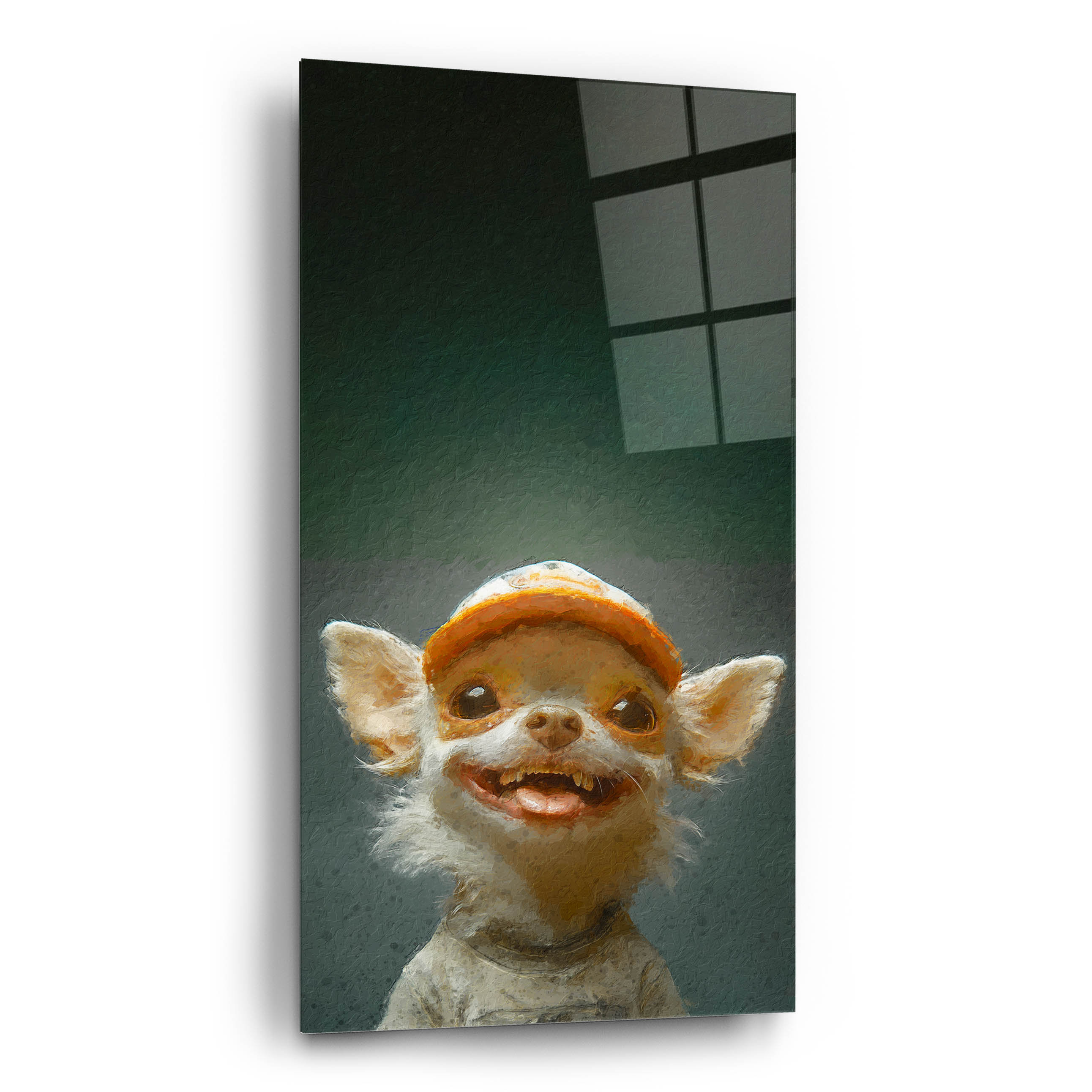 Indigo Safari 'Slappy White' by Sean Parnell Acrylic Glass Wall Art, 12 ...