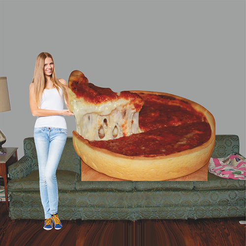 Wet Paint Printing SP13218 Chicago Style Stuffed Deep Dish Cheese Pull ...
