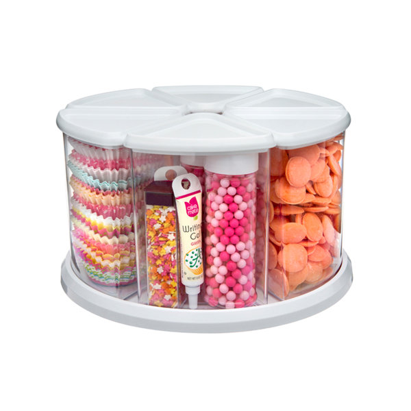 Symple Stuff Deflecto Carousel Storage Tidy 6 Tubs | Wayfair.co.uk