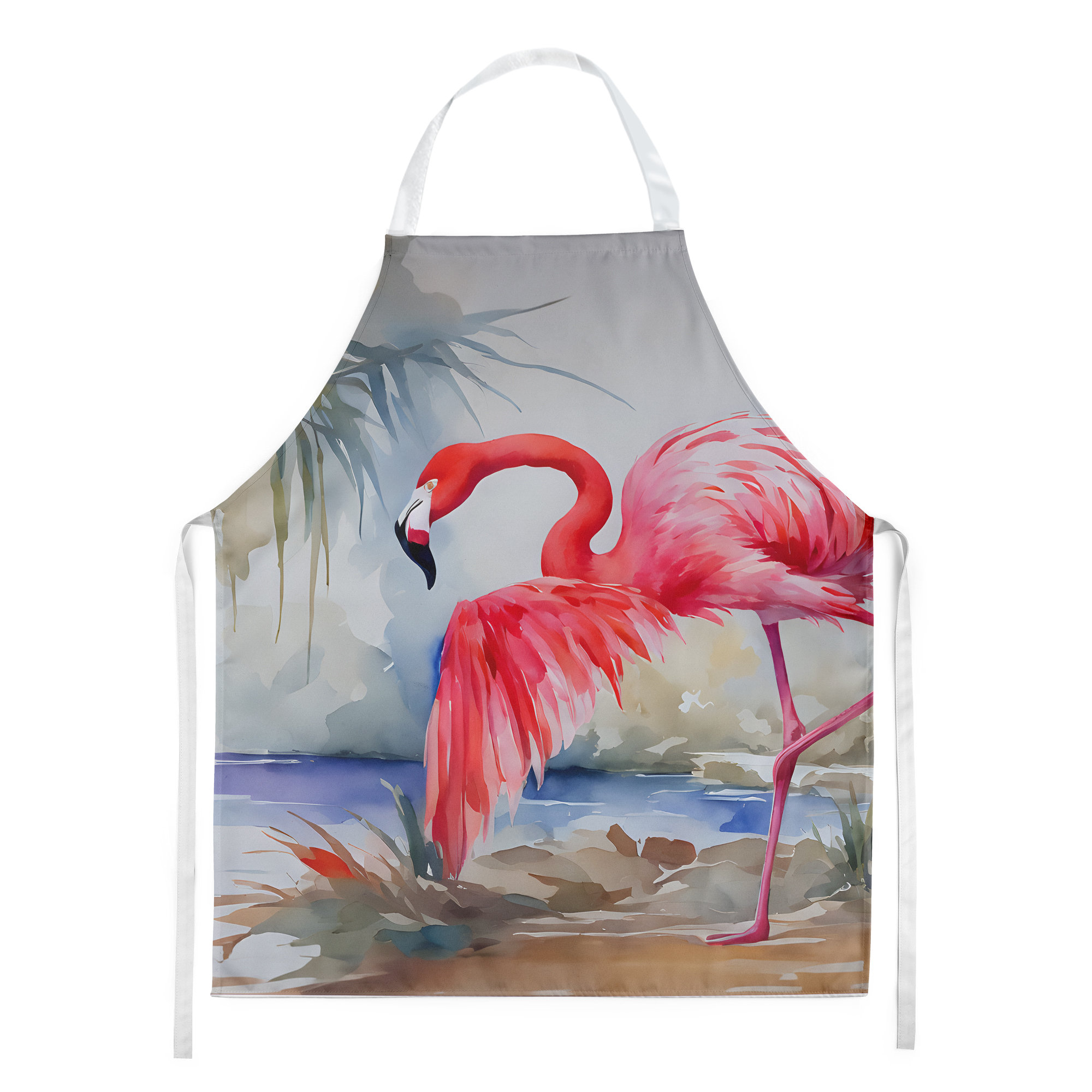 Caroline's Treasures Flamingo Apron | Wayfair