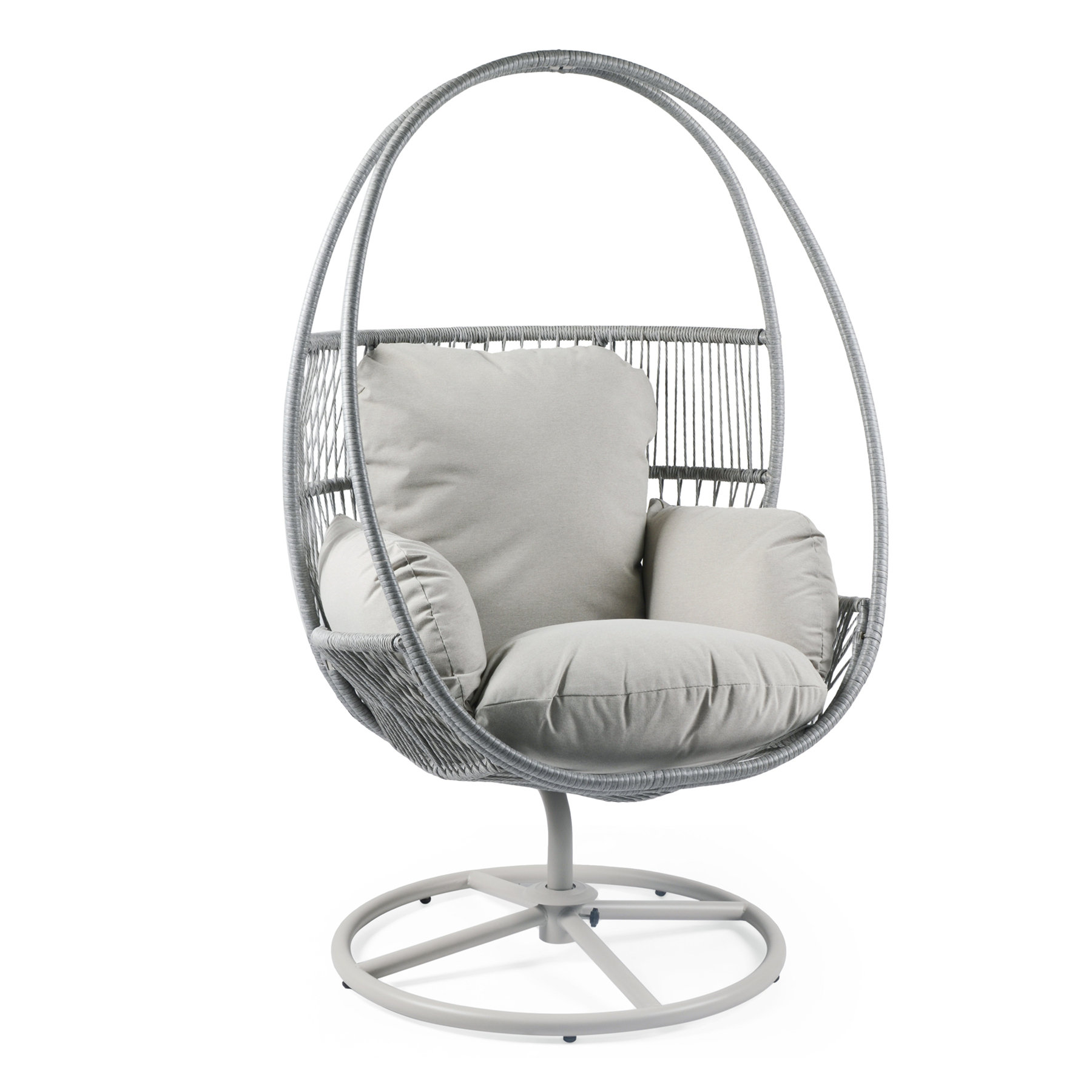 Dakota Fields Reno Outdoor Wicker Swivel Lounge Chair | Wayfair