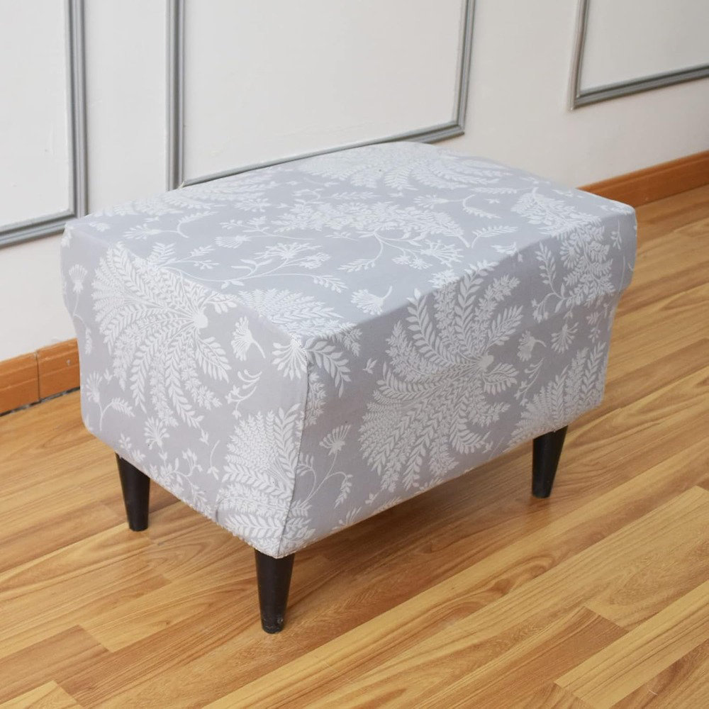 Latitude Run® Chair Cover Stretch Ottoman Cover Rectangular Storage ...