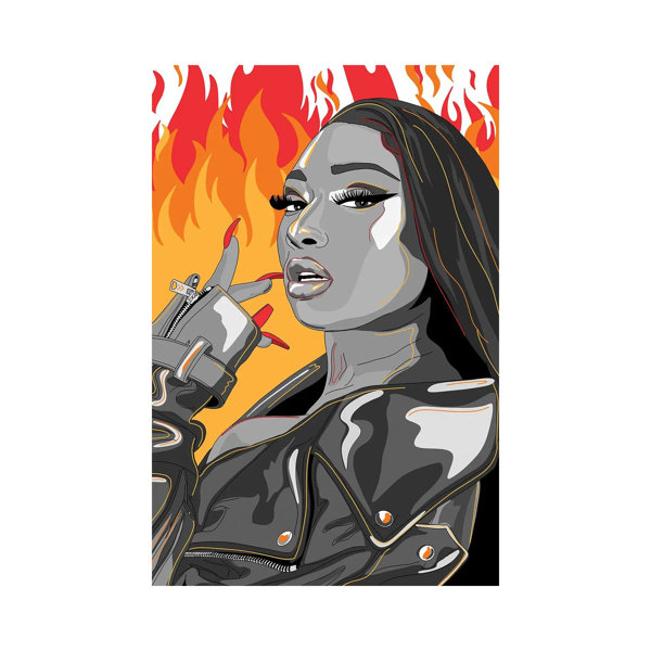 ClassicLiving Megan Thee Stallion Illustration by Sammy Gorin - Wrapped ...