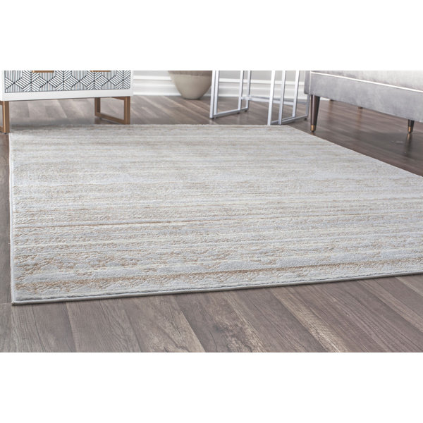 August Grove® Oriental Misty Blue Area Rug & Reviews | Wayfair