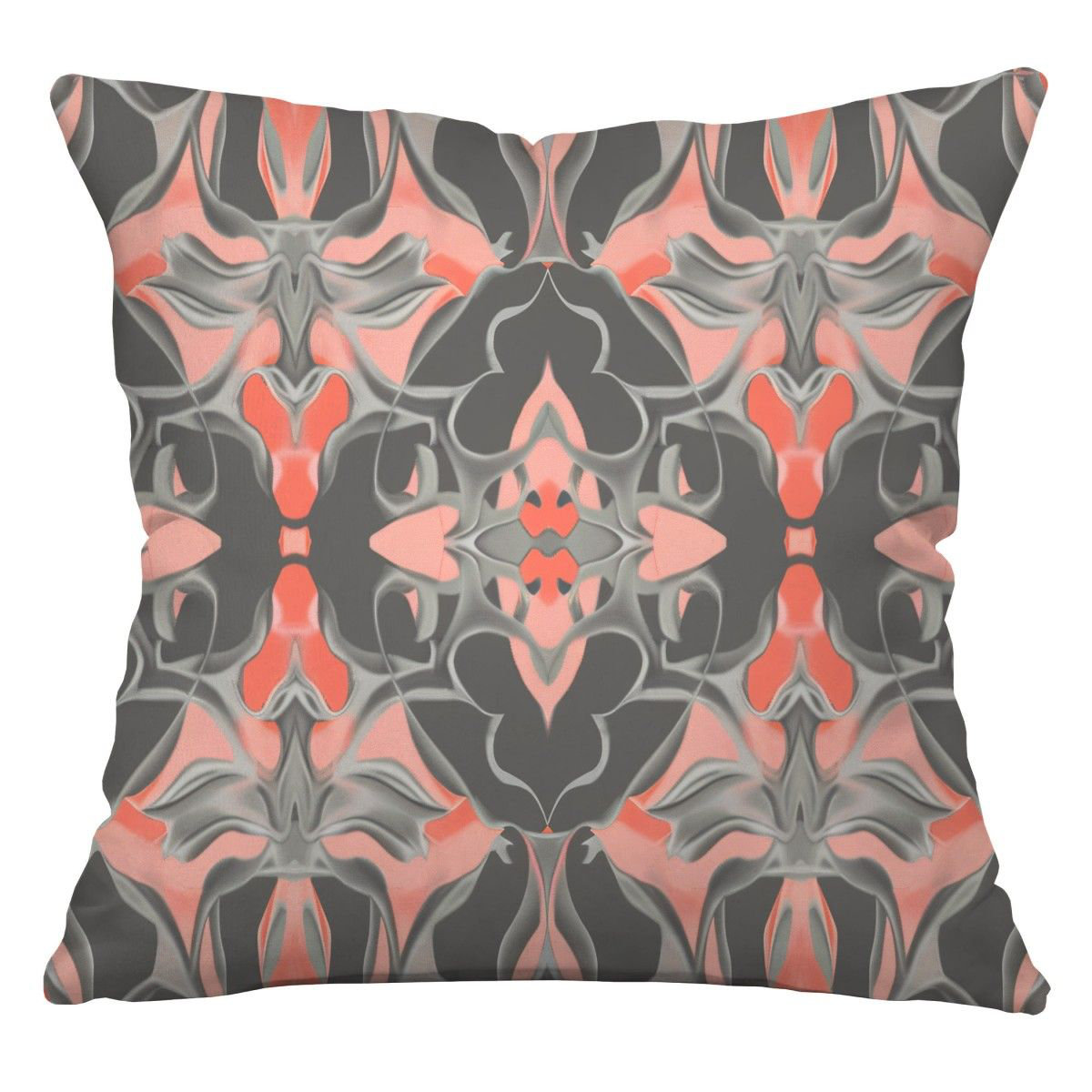 VisionDecor Abstract Reflection Throw Pillow, Decoration Cotton Twill ...