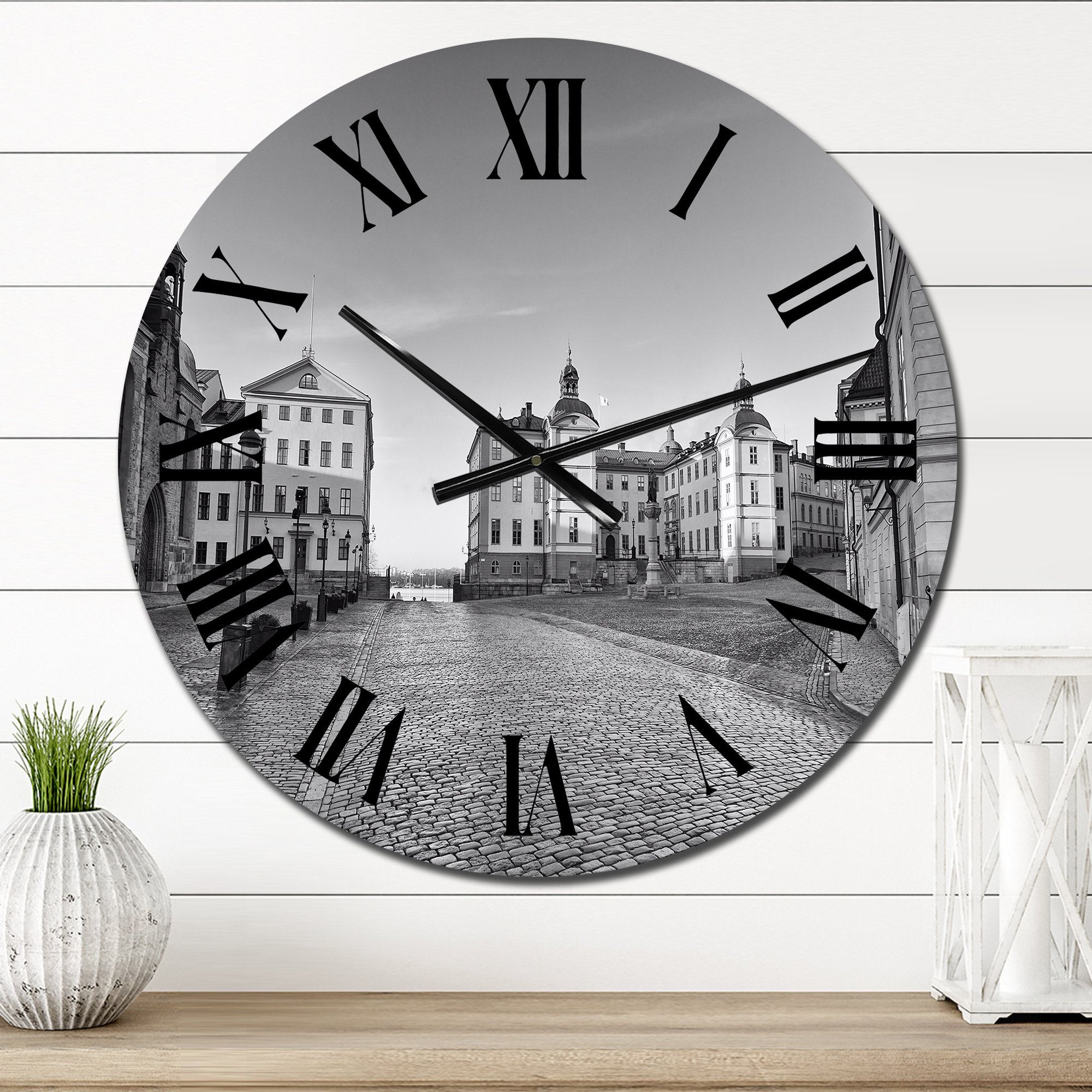 East Urban Home City View of Stockholm Sweden - Colonial Wall Clock ...