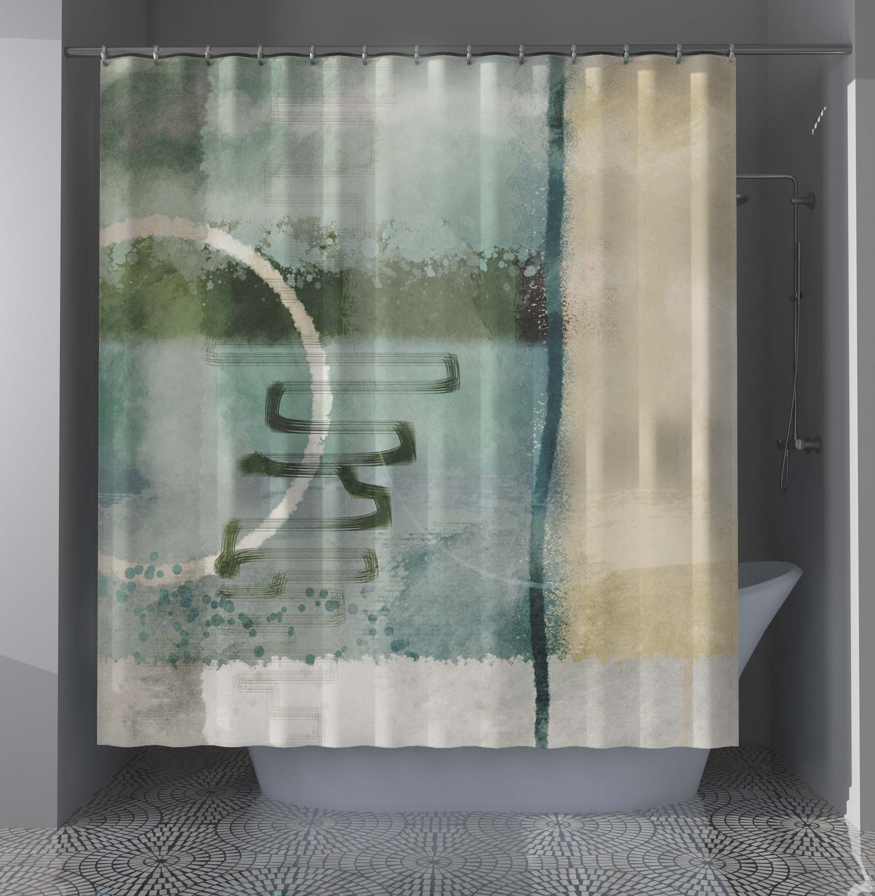 East Urban Home Mouthwatering Safety Shower Curtain | Wayfair