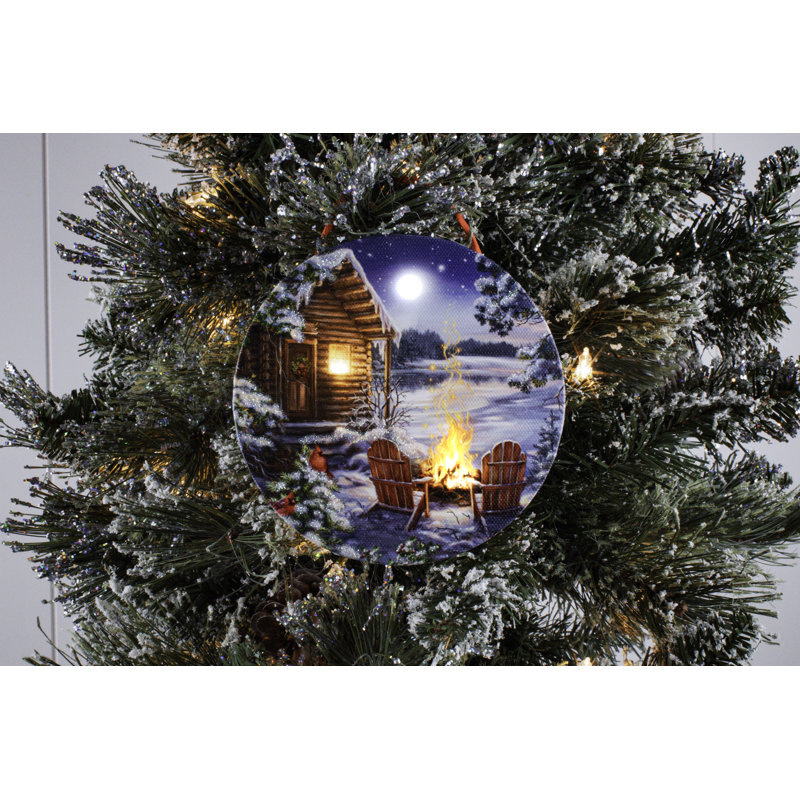 The Holiday Aisle® Christmas at the Lake LED Ornament | Wayfair