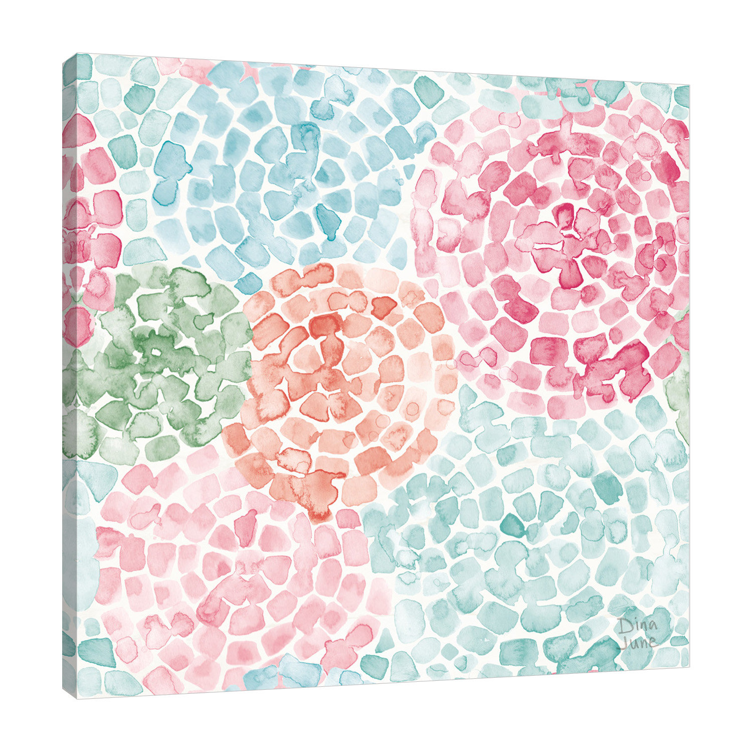 Red Barrel Studio® "Boho Ride Pattern IVA" Gallery Wrapped Canvas By ...