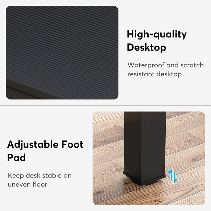 Ebern Designs Pallas 78.74'' Extra Long Double Computer Desk for ...