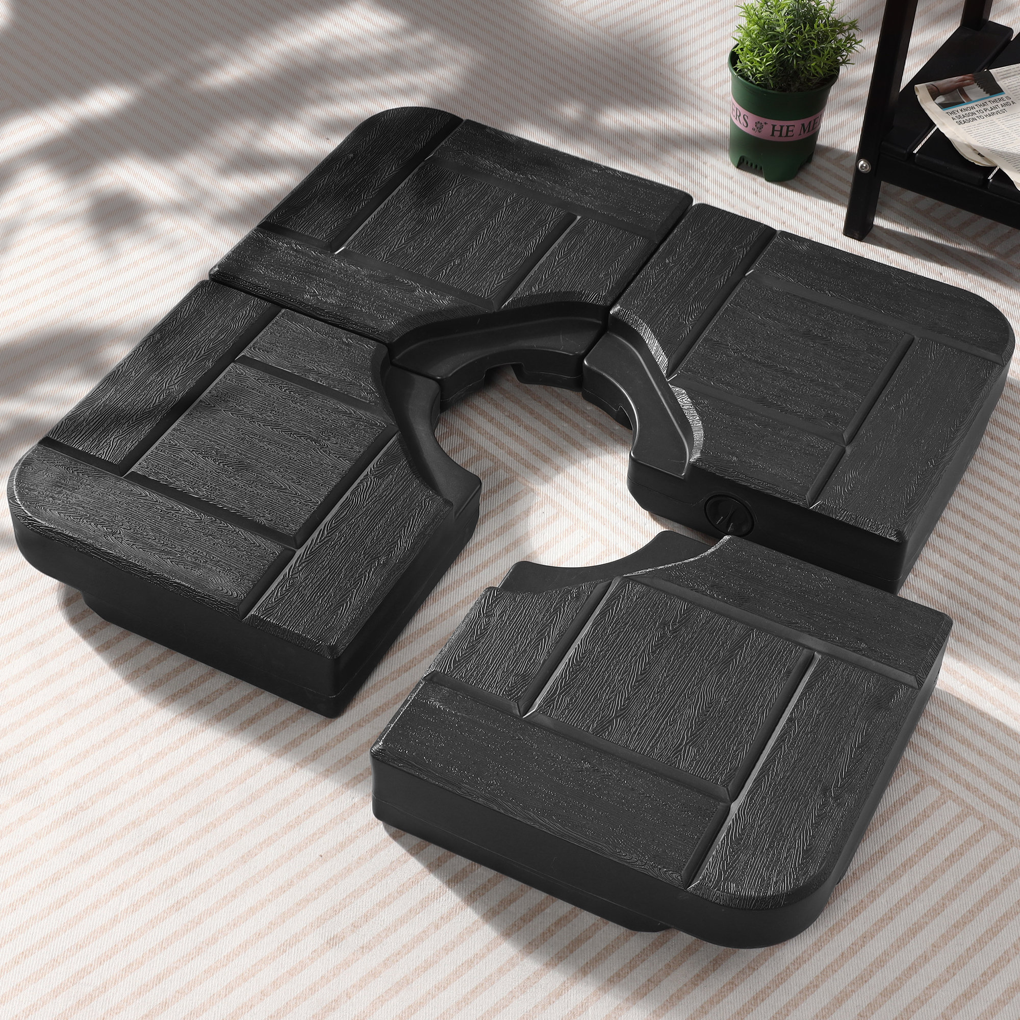 LovoIn 185 Lb. Plastic Umbrella Base & Reviews - Wayfair Canada