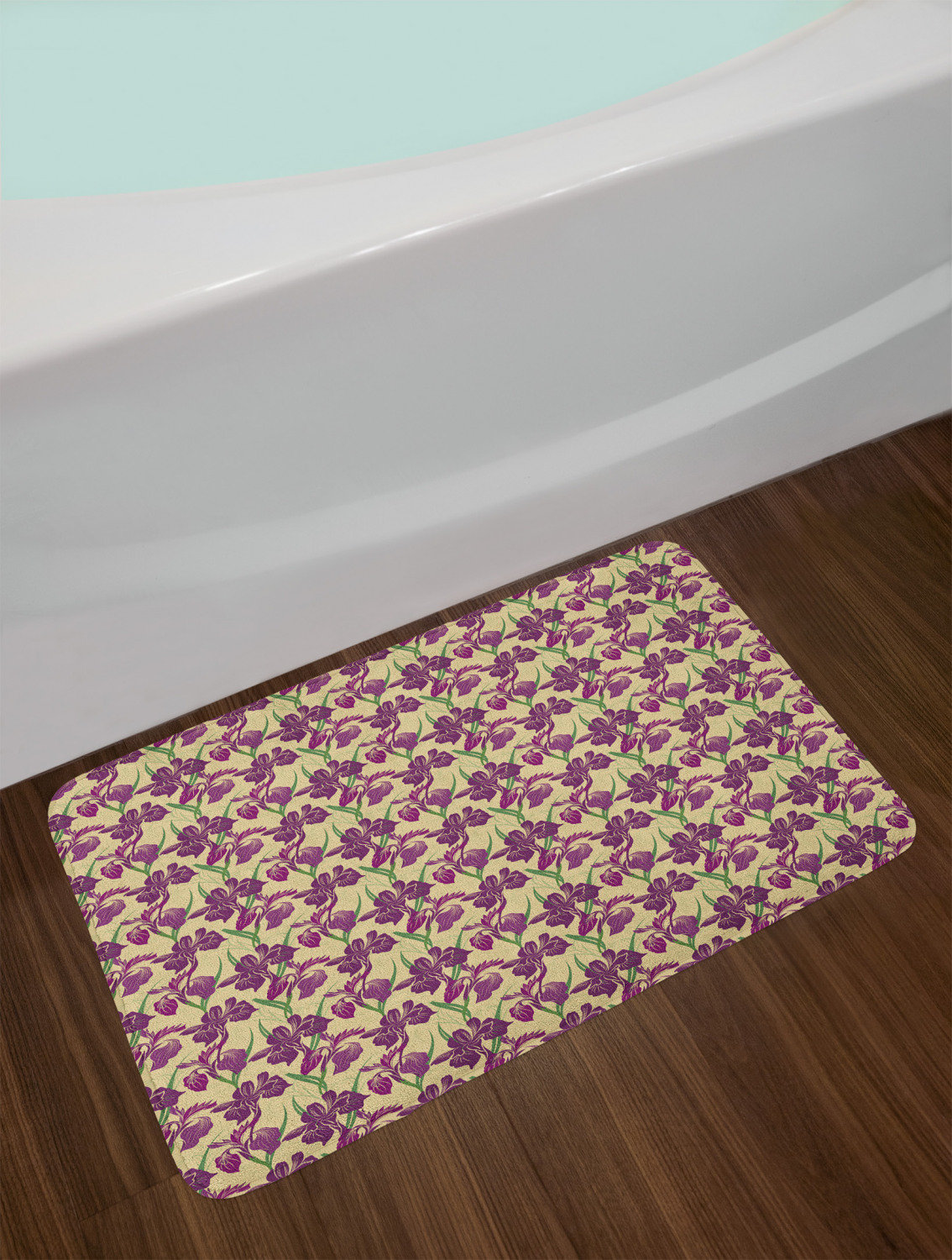 East Urban Home Flower Bath Rug | Wayfair