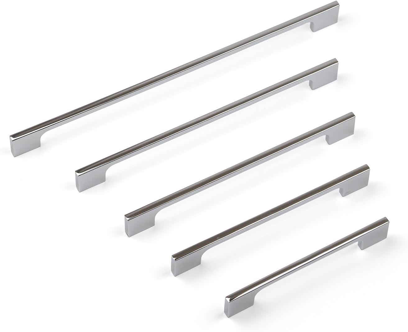 Handle & Home 128mm Polished Chrome Slim Handle | Wayfair.co.uk