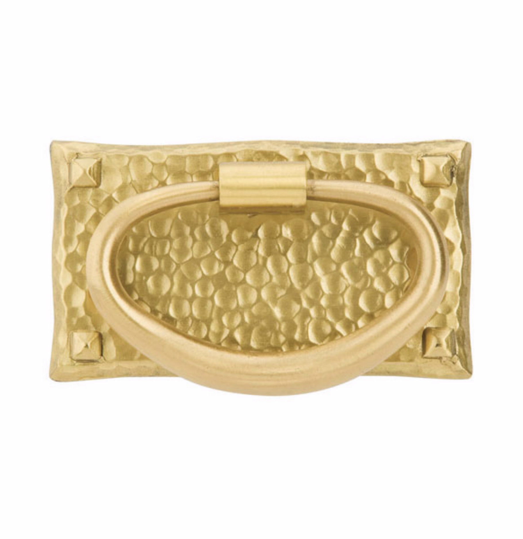 Emtek Hammered Oval Ring Cabinet Pull | Wayfair