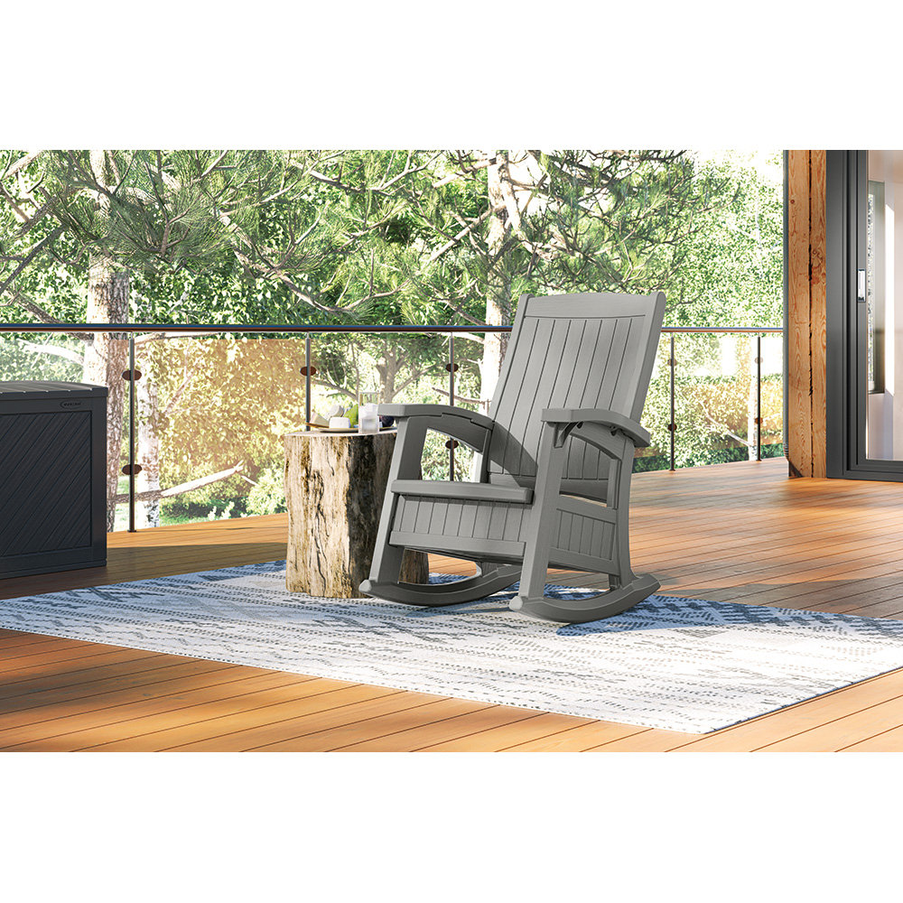 Suncast Outdoor Rocking Chair with Storage & Reviews - Wayfair Canada