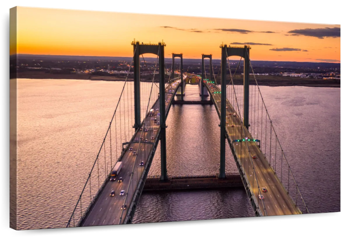 Ebern Designs Lilie Dusky Delaware Bridge | Wayfair