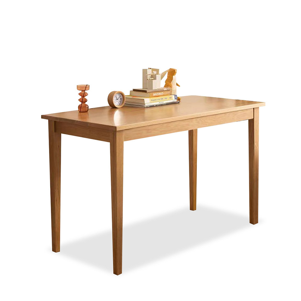 LUZISO Burlywood Rectangular Solid Wood desk | Wayfair