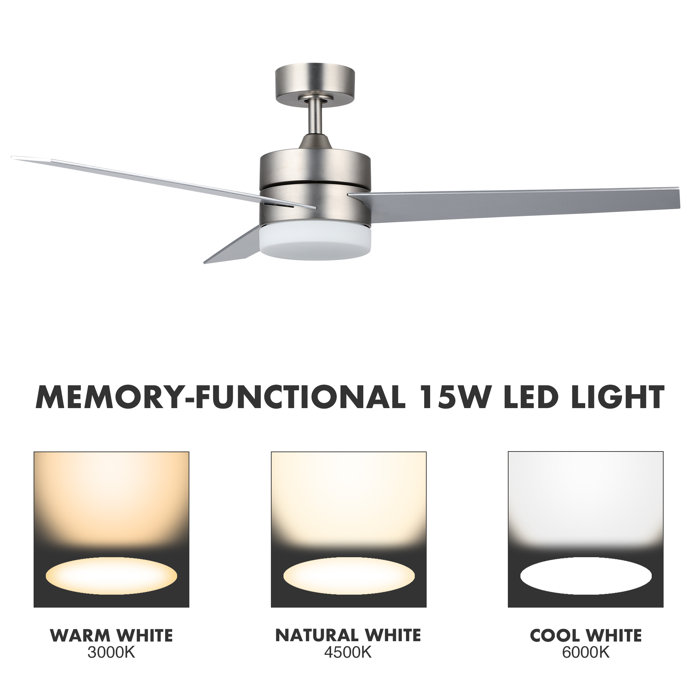 Wade Logan® Ayvar 52'' Ceiling Fan with LED Lights & Reviews | Wayfair