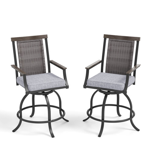 Outdoor Counter Height Patio Bar Stools You'll Love | Wayfair
