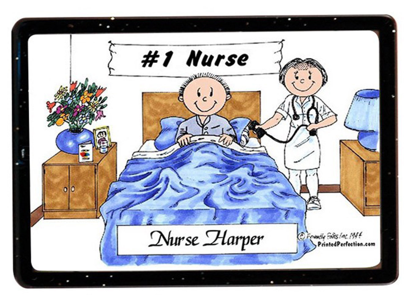 Printed Perfection Personalized Nurse - Female, Adult Male Patient ...