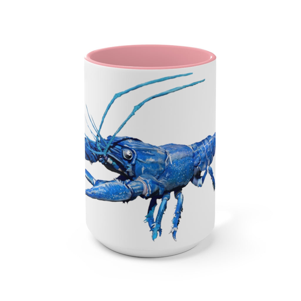 East Urban Home Blue Crawfish Accent Mug | Wayfair