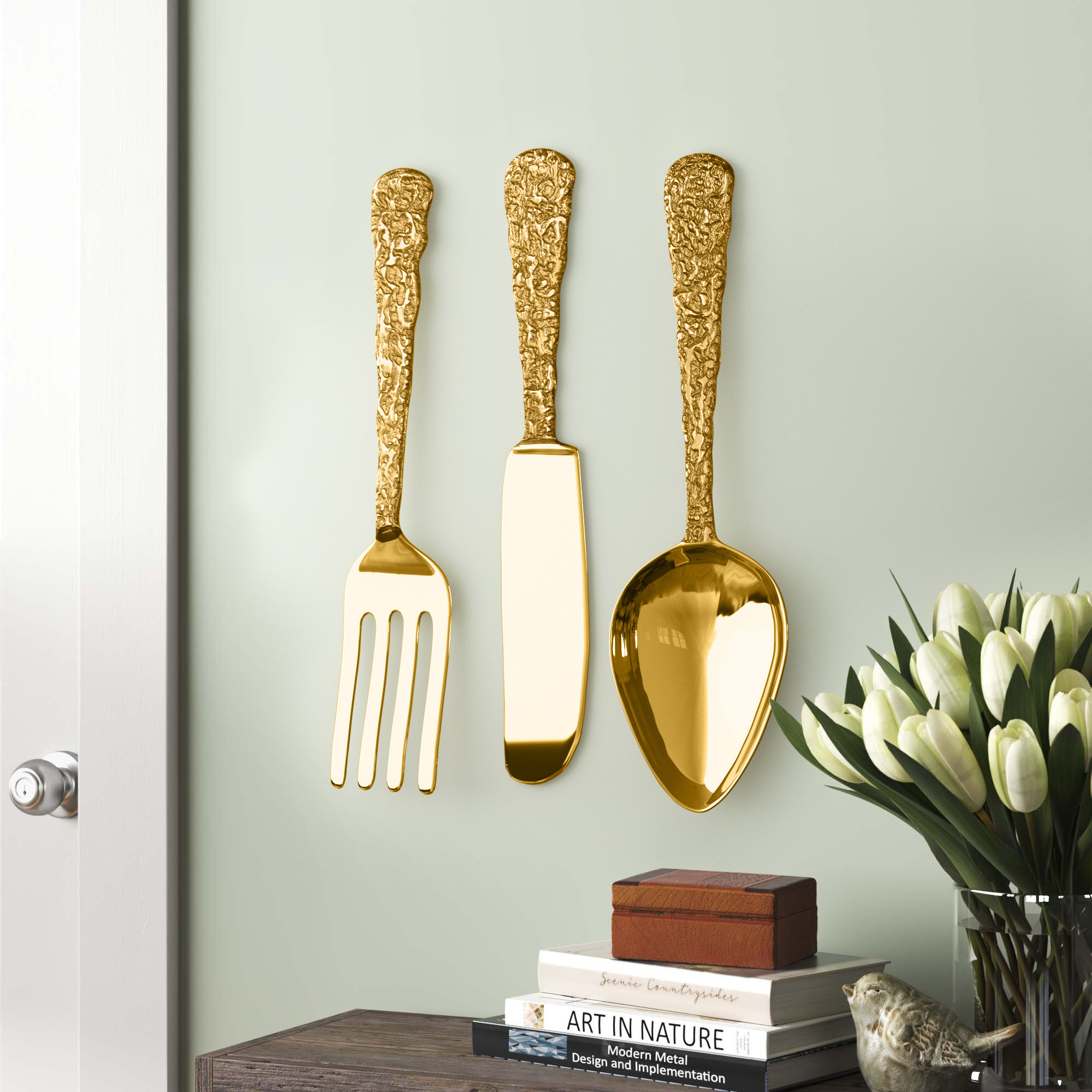 Andover Mills™ 3 Piece Aluminum Wall Décor Set & Reviews - Wayfair Canada