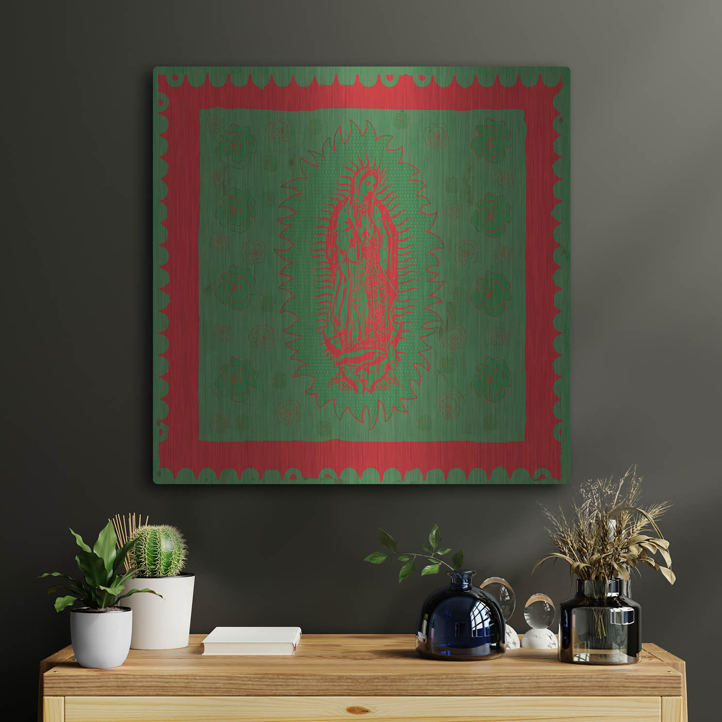 Red Barrel Studio Green Mary' by Marta Wiley Metal Wall Art - Wayfair ...