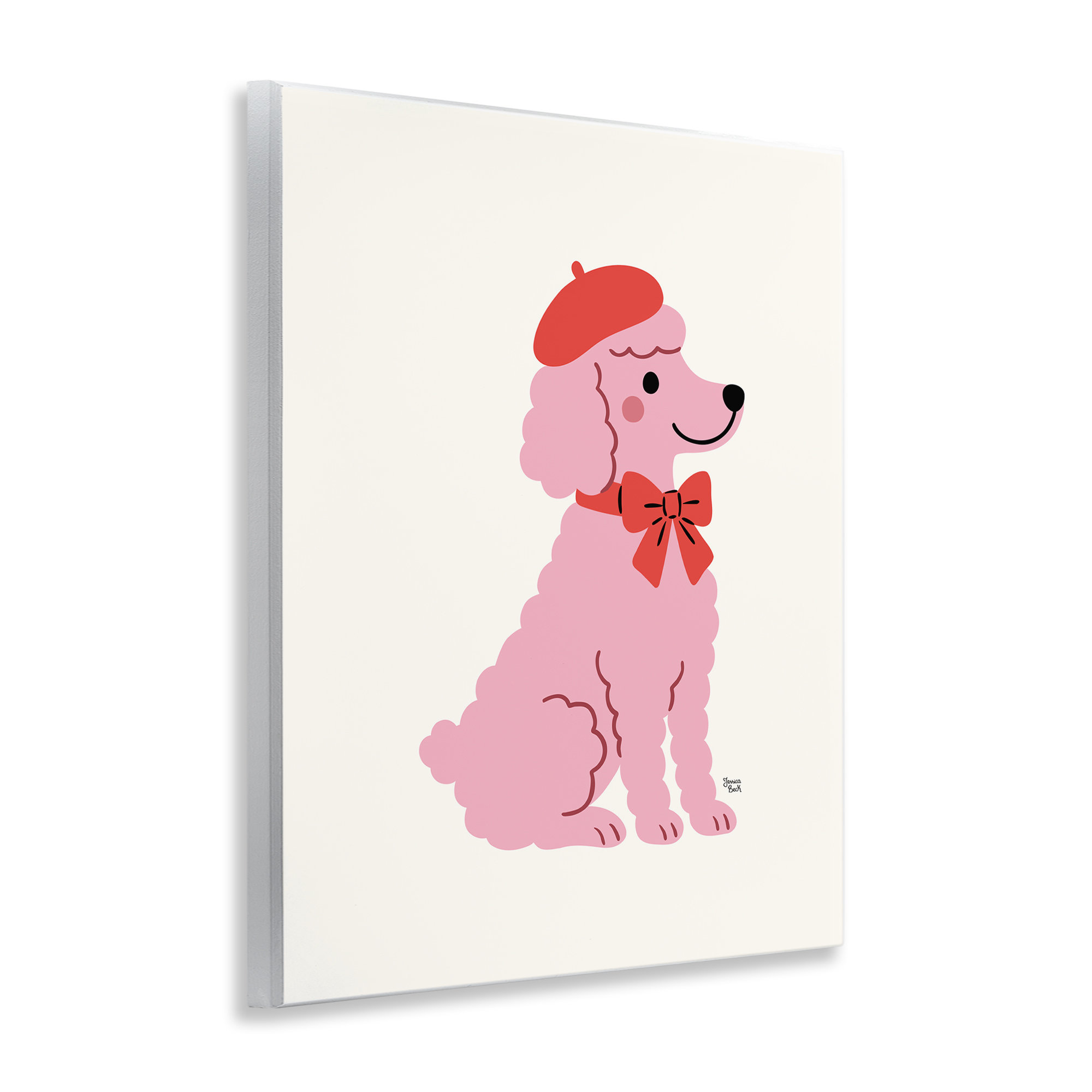 George Oliver French Poodle in Beret Wall Plaque, design by Jessica ...