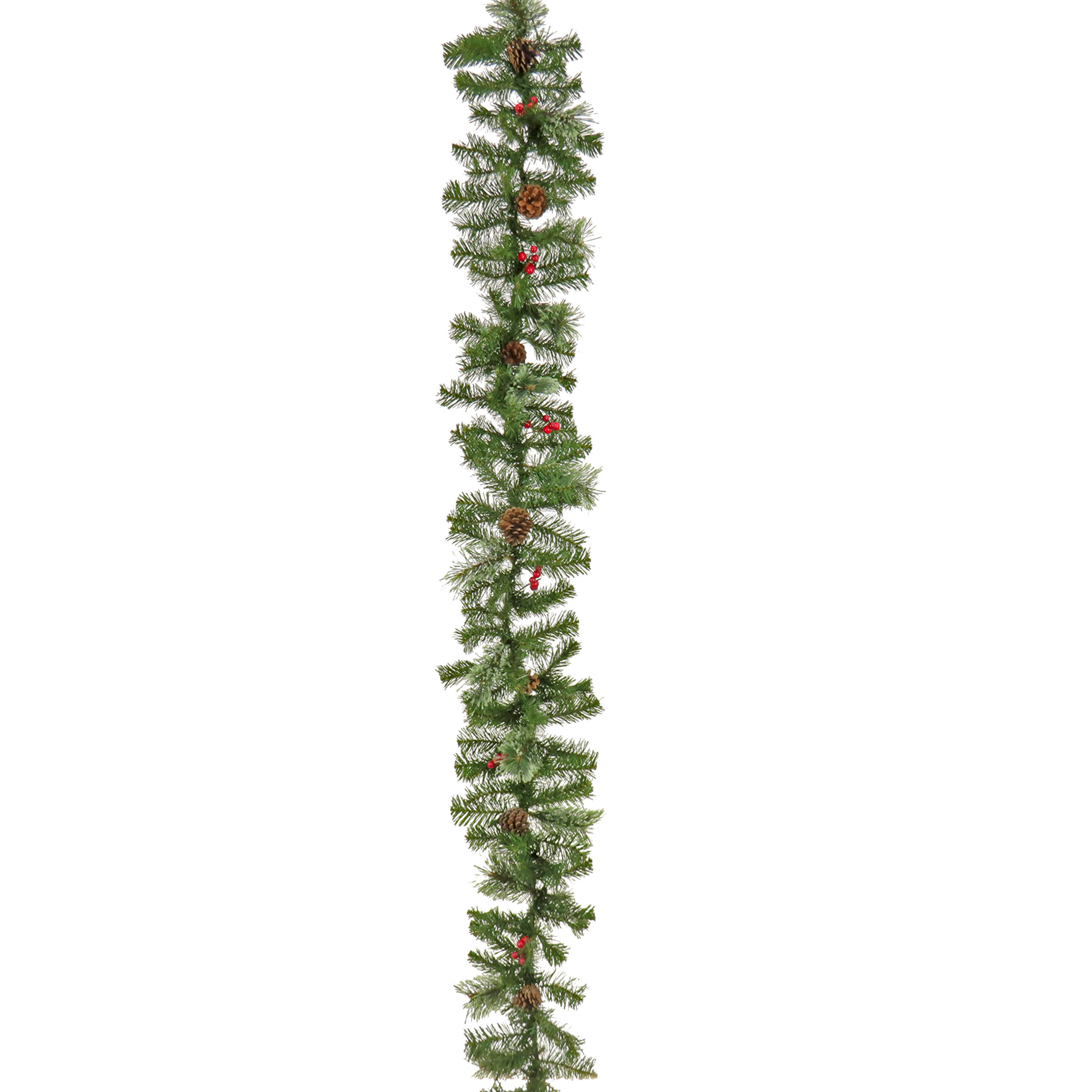 National Tree Company 9 ft. Evergreen and Cashmere Tips Garland ...