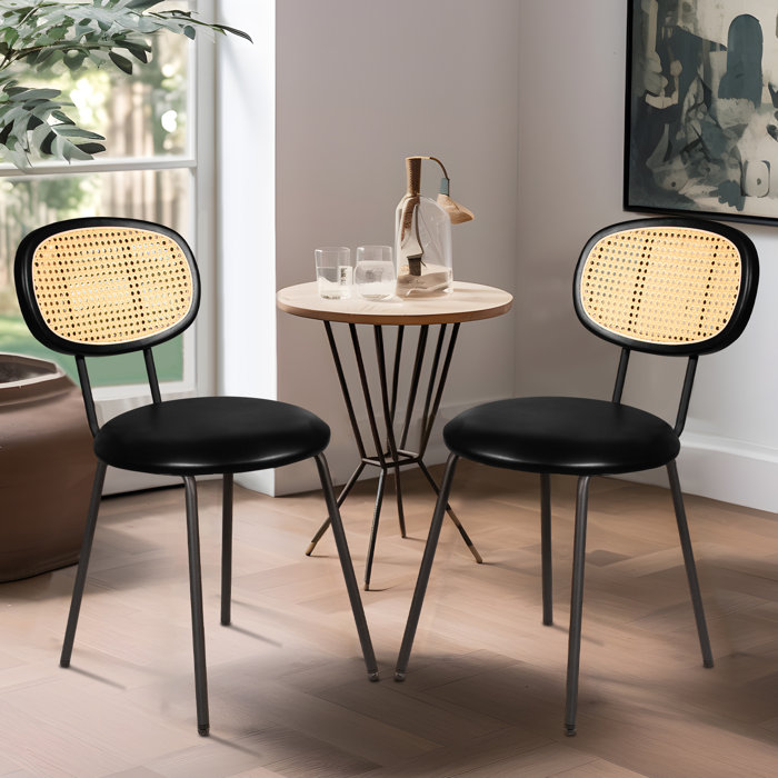 Bayou Breeze Bailea Metal Solid Back Stacking Side Chair | Wayfair