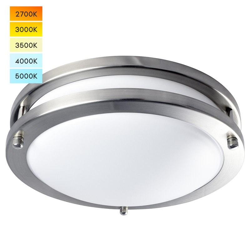 Orren Ellis Eryx Acrylic LED Flush Mount Ceiling Light | Wayfair