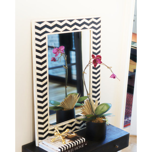 Hokku Designs Aglaea Rectangle Metal Wall Mirror | Wayfair