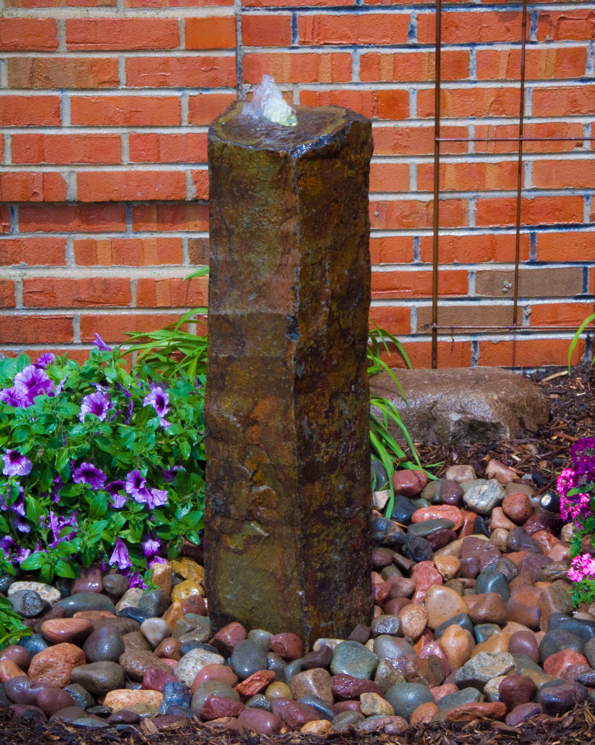 Aquascape Mongolian Natural Stone Basalt Column Fountain - Wayfair Canada