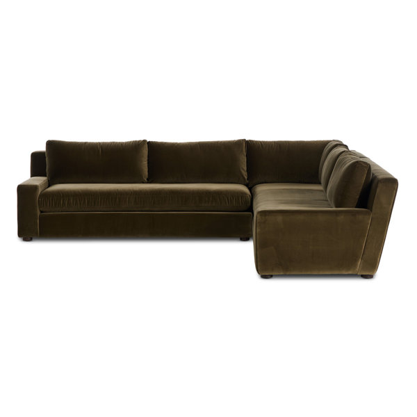 Hokku Designs Melvin 3 - Piece Upholstered Sectional | Wayfair