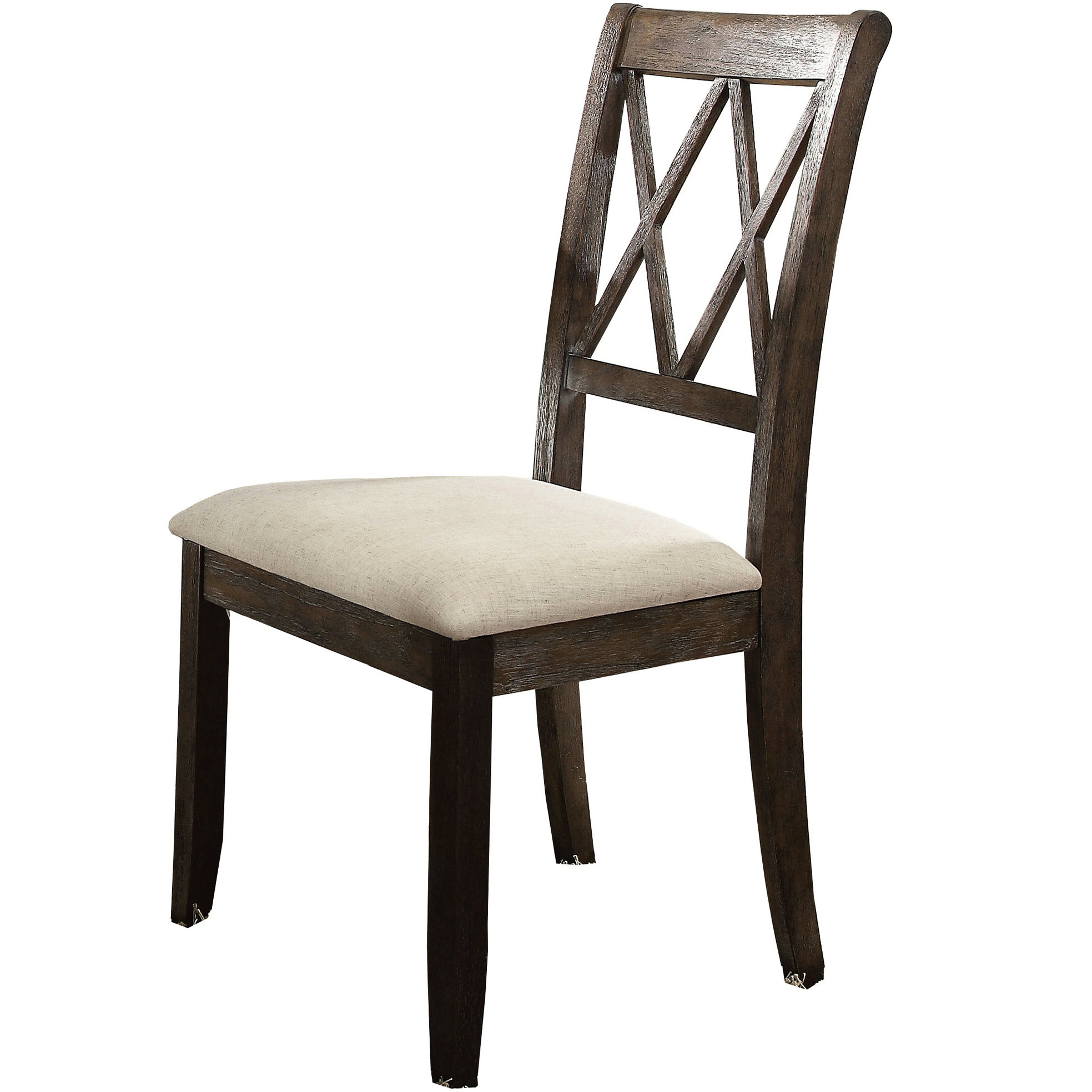 Ophelia & Co. 2 Rustic Chair Collection - Beige Upholstery, , Salvage Brown Hue Appeal Flair ...