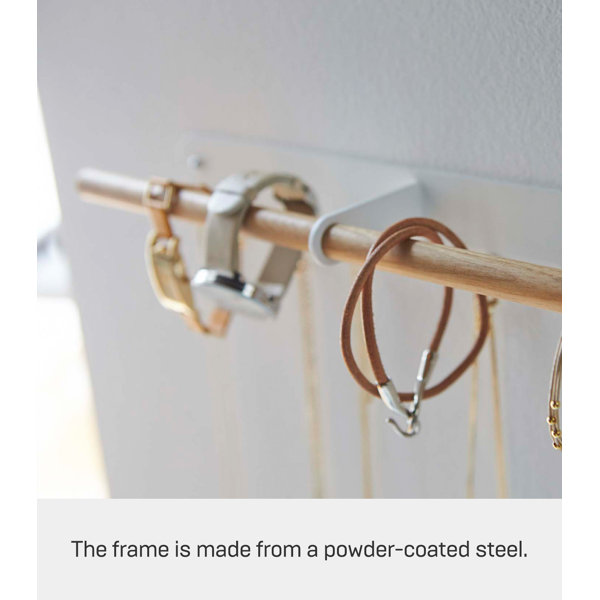 Yamazaki Home Wall Accessory Rack, Steel + Wood & Reviews | Wayfair