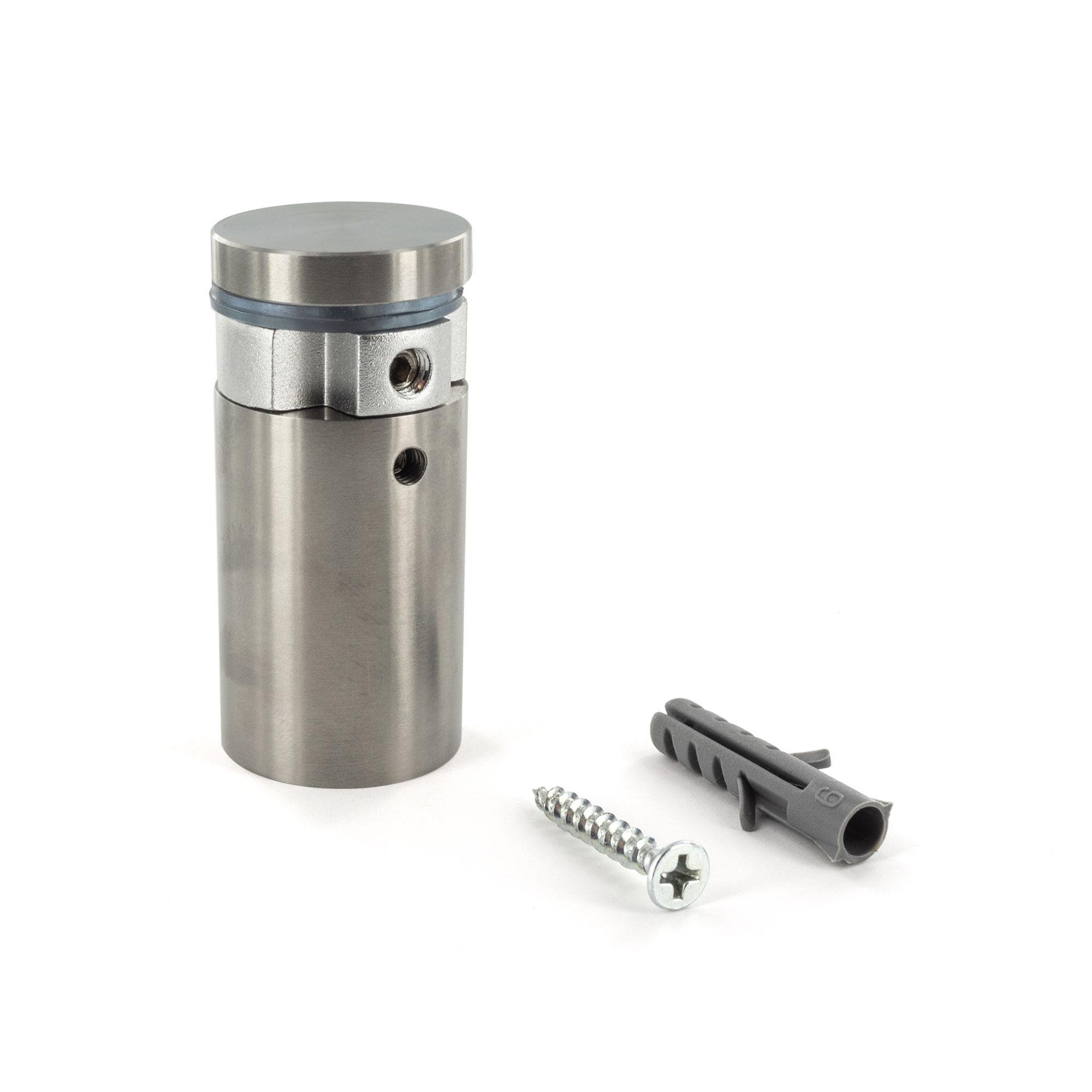 Outwater Sign Standoff 1" Diameter X 1-1/2" Barrel Length Brushed ...