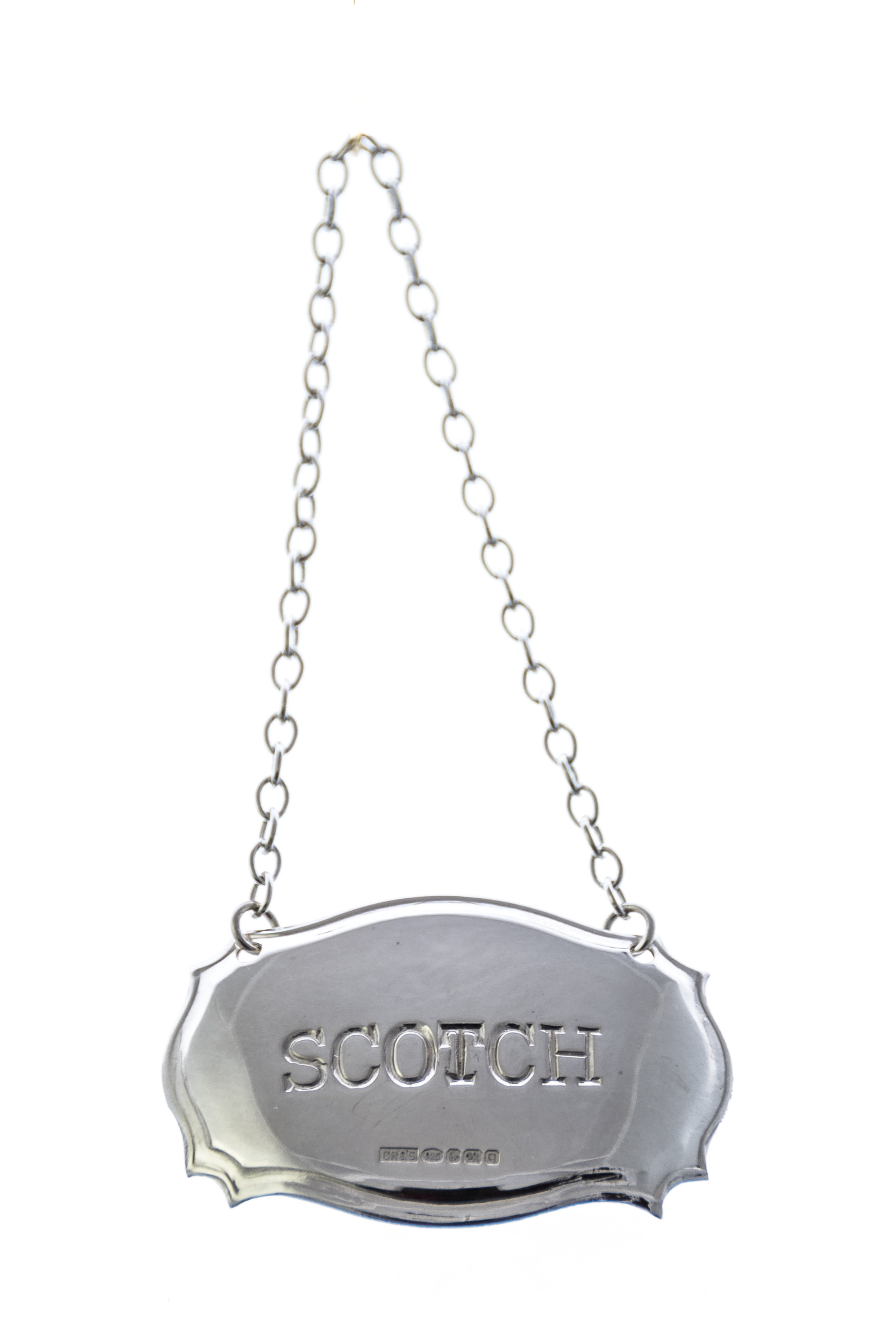 Corbell Silver Company Decanter Label Chippendale Design Scotch | Wayfair