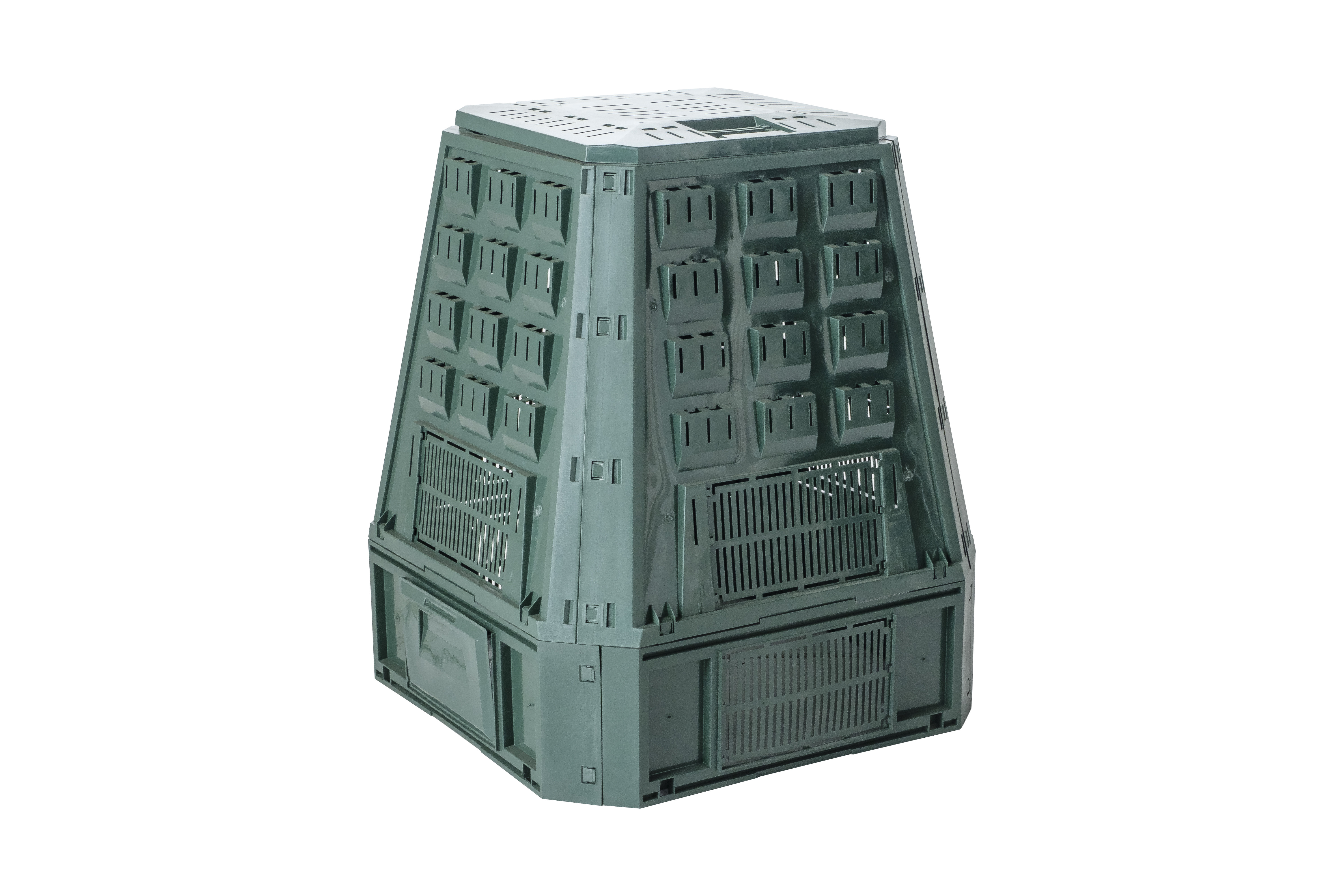 Alfresco Home 180 Gal. Plastic Outdoor Stationary Composter with ...