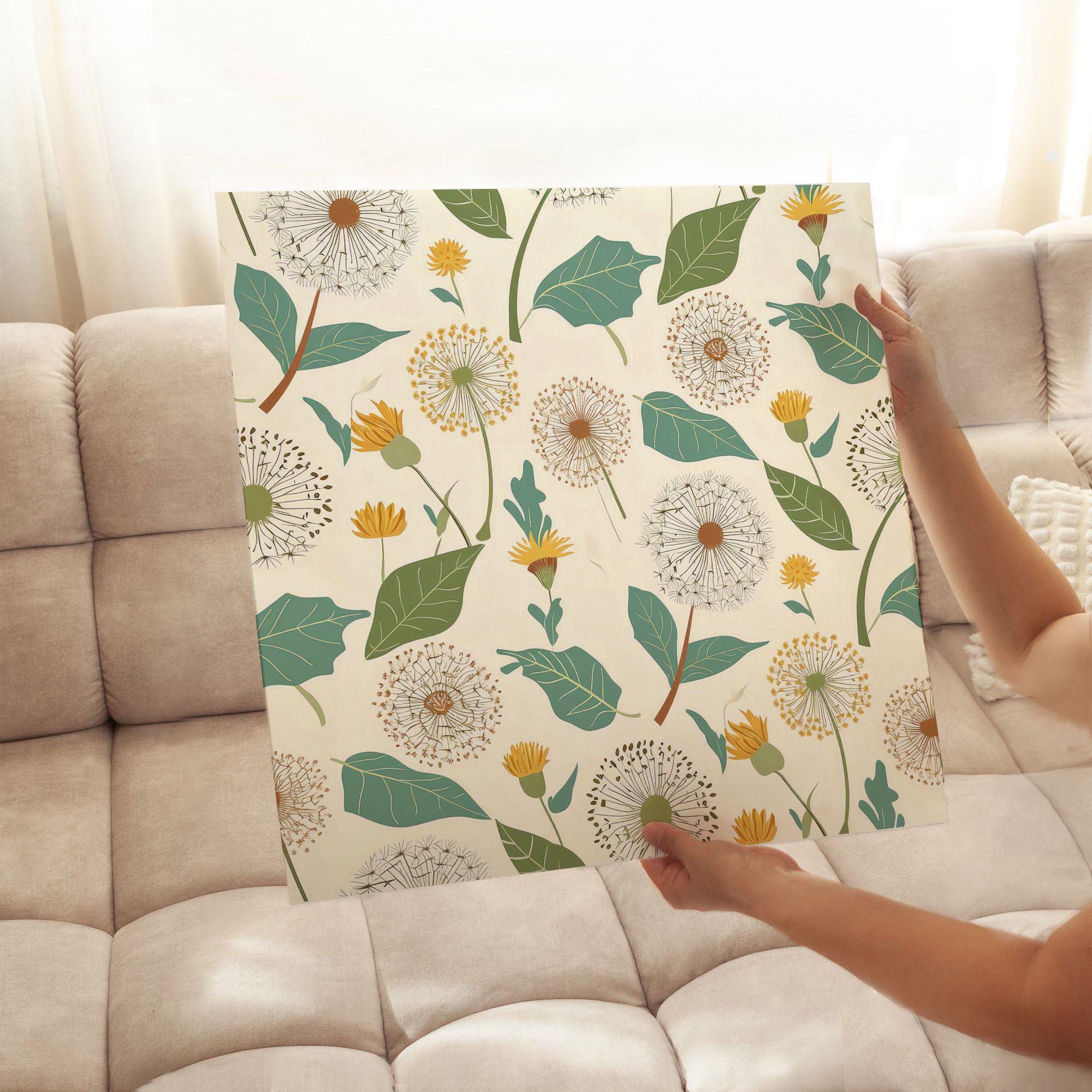 Winston Porter Botanical Spring Dandelions XII Modern Unframed Art ...