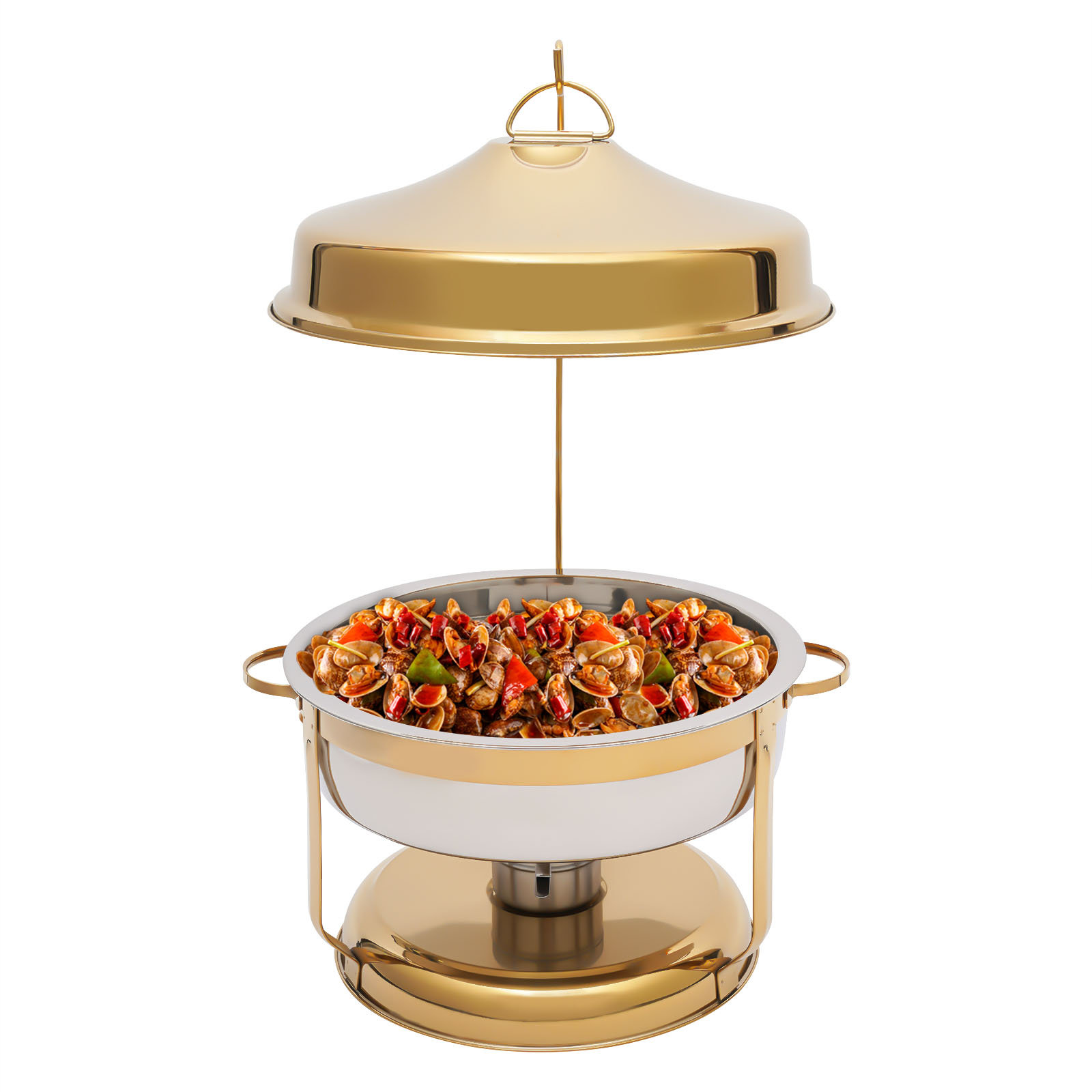 The Party Aisle™ Stainless Steel 9 Quarts Round Chafing Dish & Reviews ...