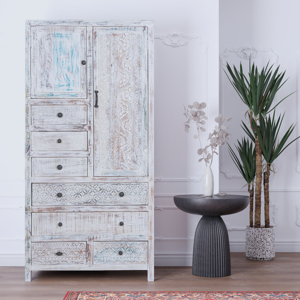 Bungalow Rose Eilidhi Wardrobe Armoire & Reviews | Wayfair