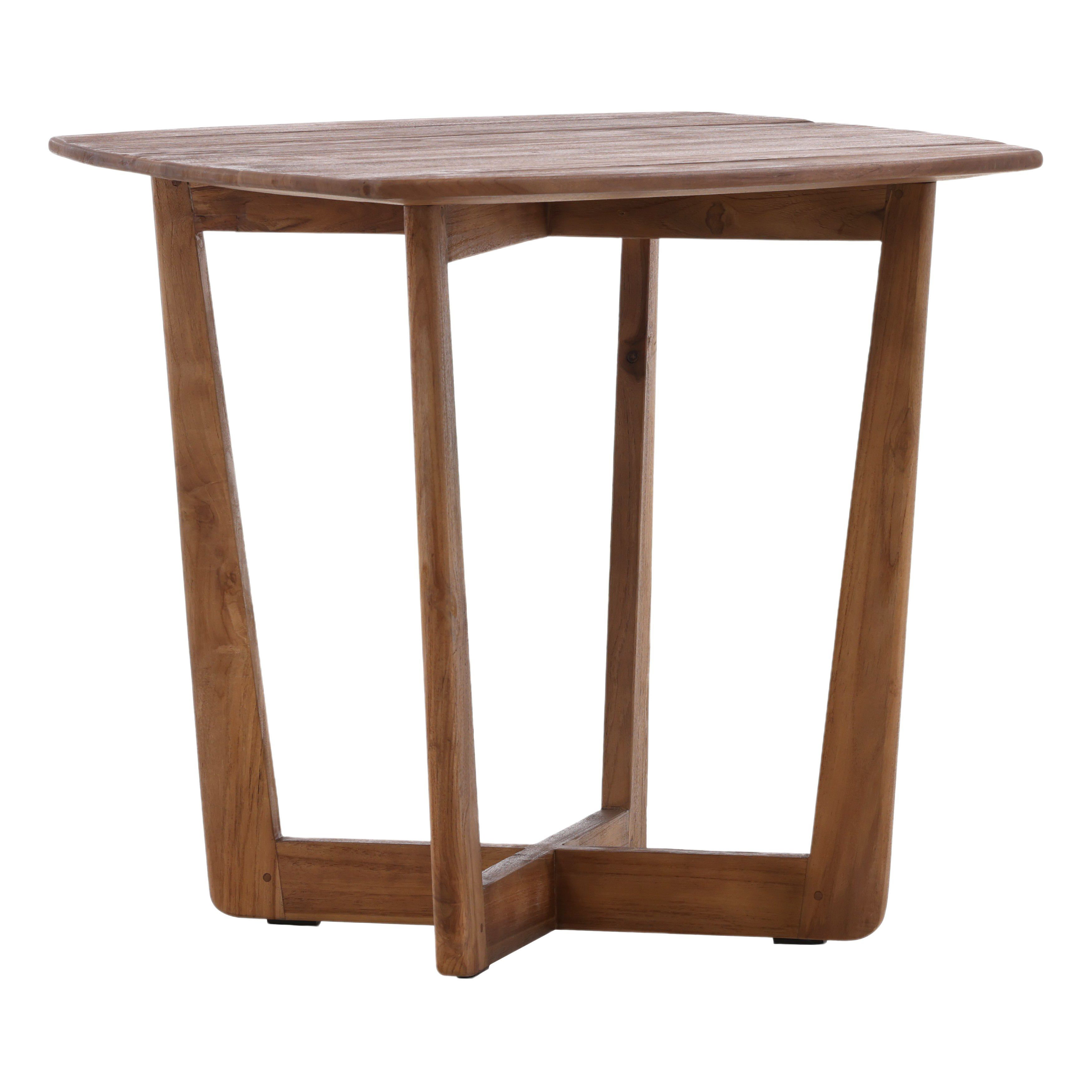 Dakota Fields Carillo Teak Wood Bistro Table, Medium Brown - Wayfair Canada