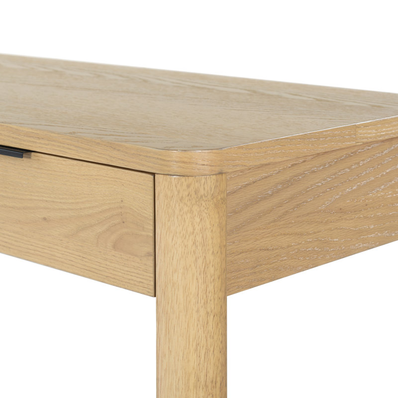 Joss & Main Tahani 2 Drawer Wood Desk & Reviews | Joss & Main